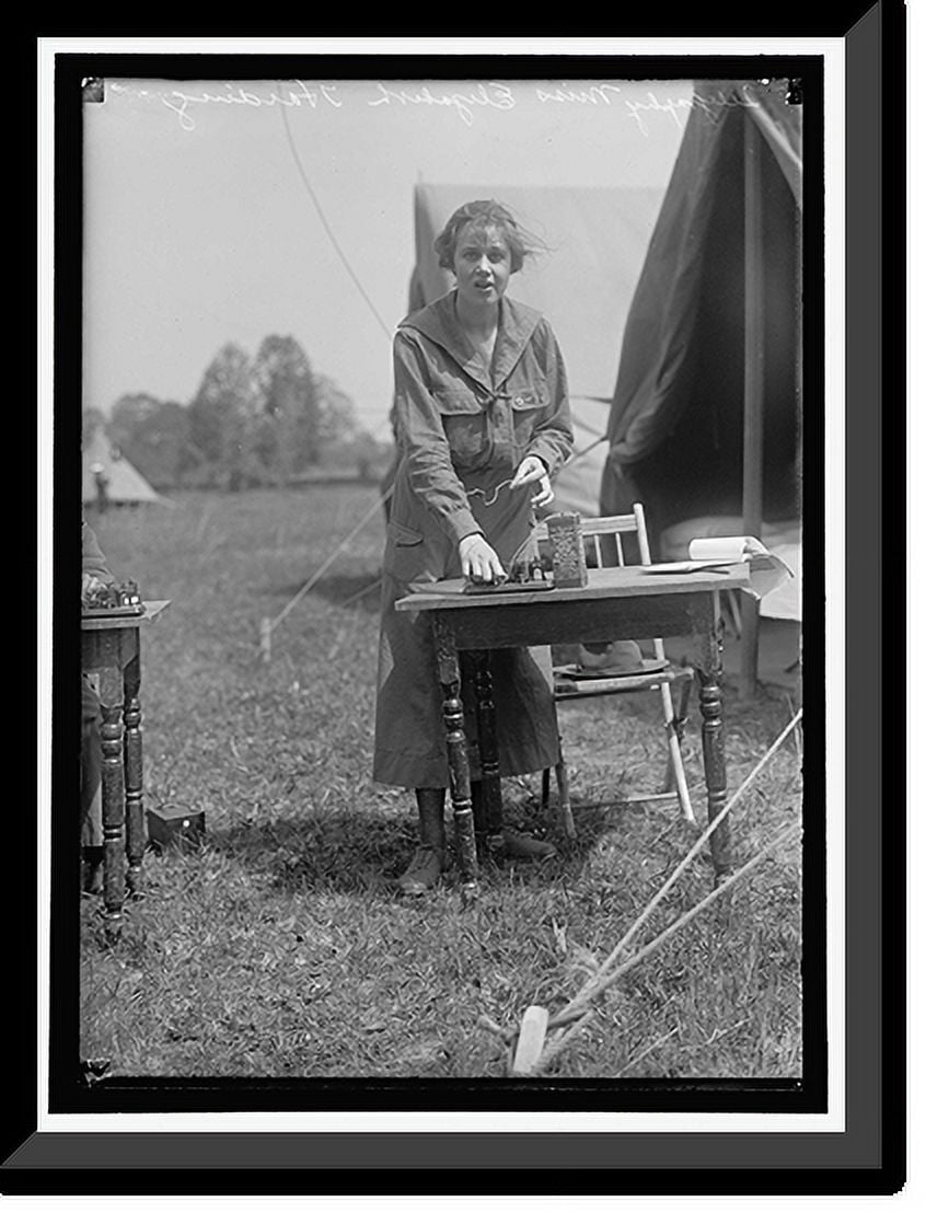 Historic Framed Print, WOMAN'S NATIONAL SERVICE SCHOOL, UNDER WOMAN'S ...