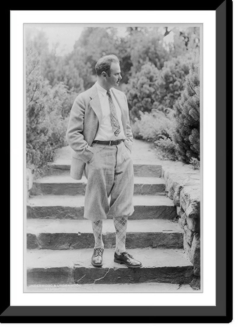 Historic Framed Print, [Waldo David Frank, 1889- , full-length portrait ...