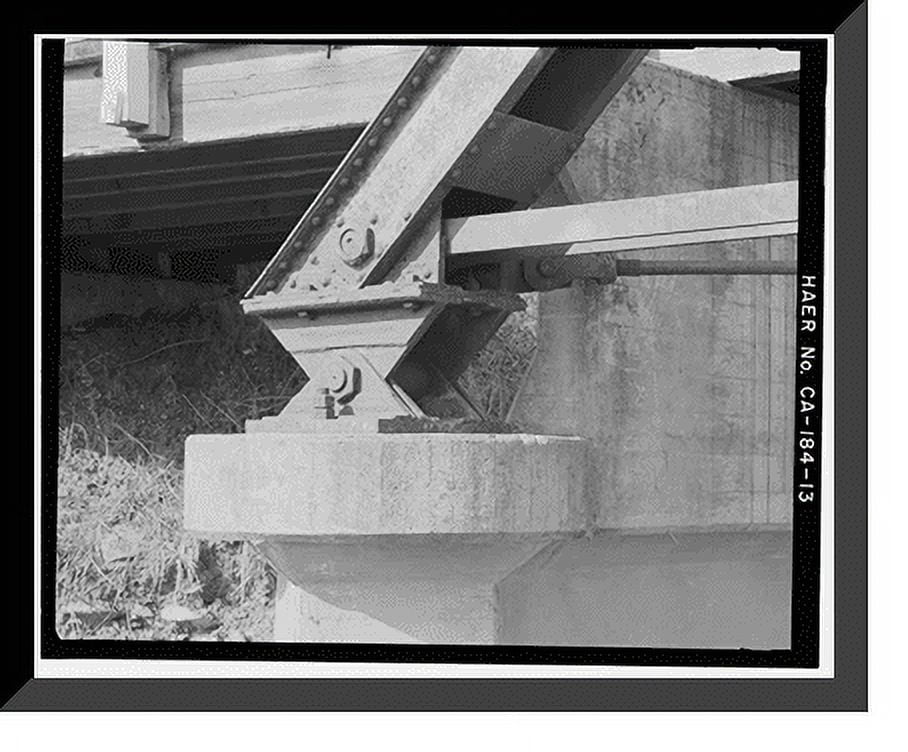 Historic Framed Print, Walker Bridge, Spanning Klamath River in Klamath ...