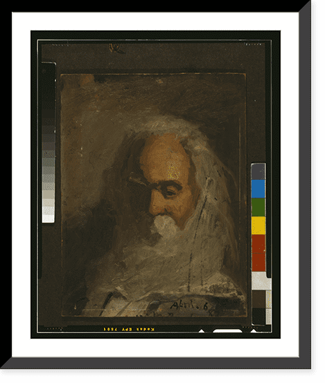 Historic Framed Print, [Walt Whitman, head-and-shoulders portrait ...