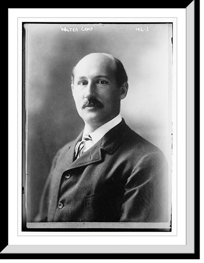Historic Framed Print, Walter Camp, portrait bust, 17-7/8" x 21-7/8 ...