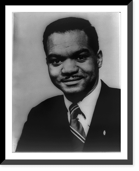 Historic Framed Print, [Walter Fauntroy, head-and-shoulders portrait ...