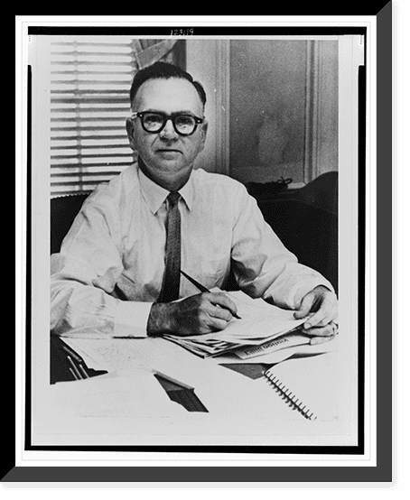 Historic Framed Print, [Walter Jenkins, head-and-shoulders portrait ...