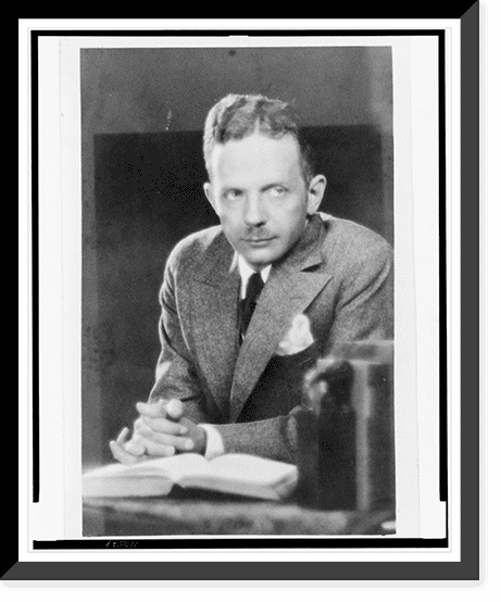 Historic Framed Print, [Walter White, half-length portrait, facing ...