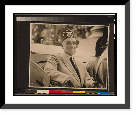 Historic Framed Print, [Warren G. Harding, half-length portrait, in ...