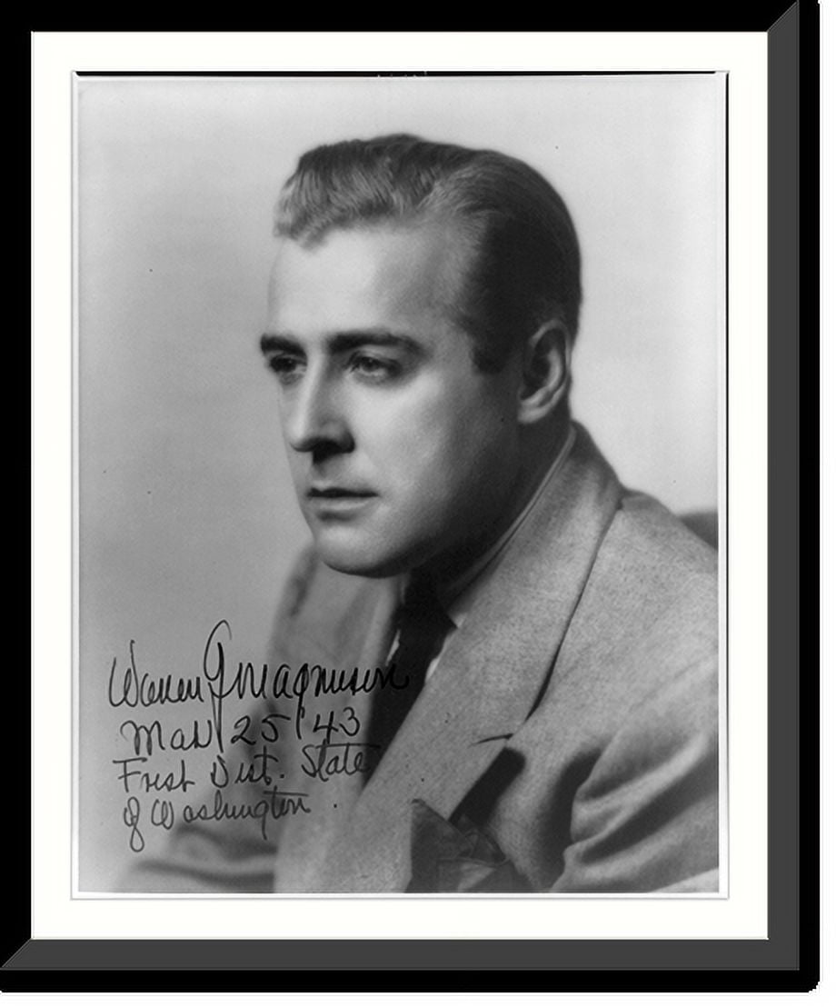 Historic Framed Print, [Warren G. Magnuson, bust portrait, facing left ...