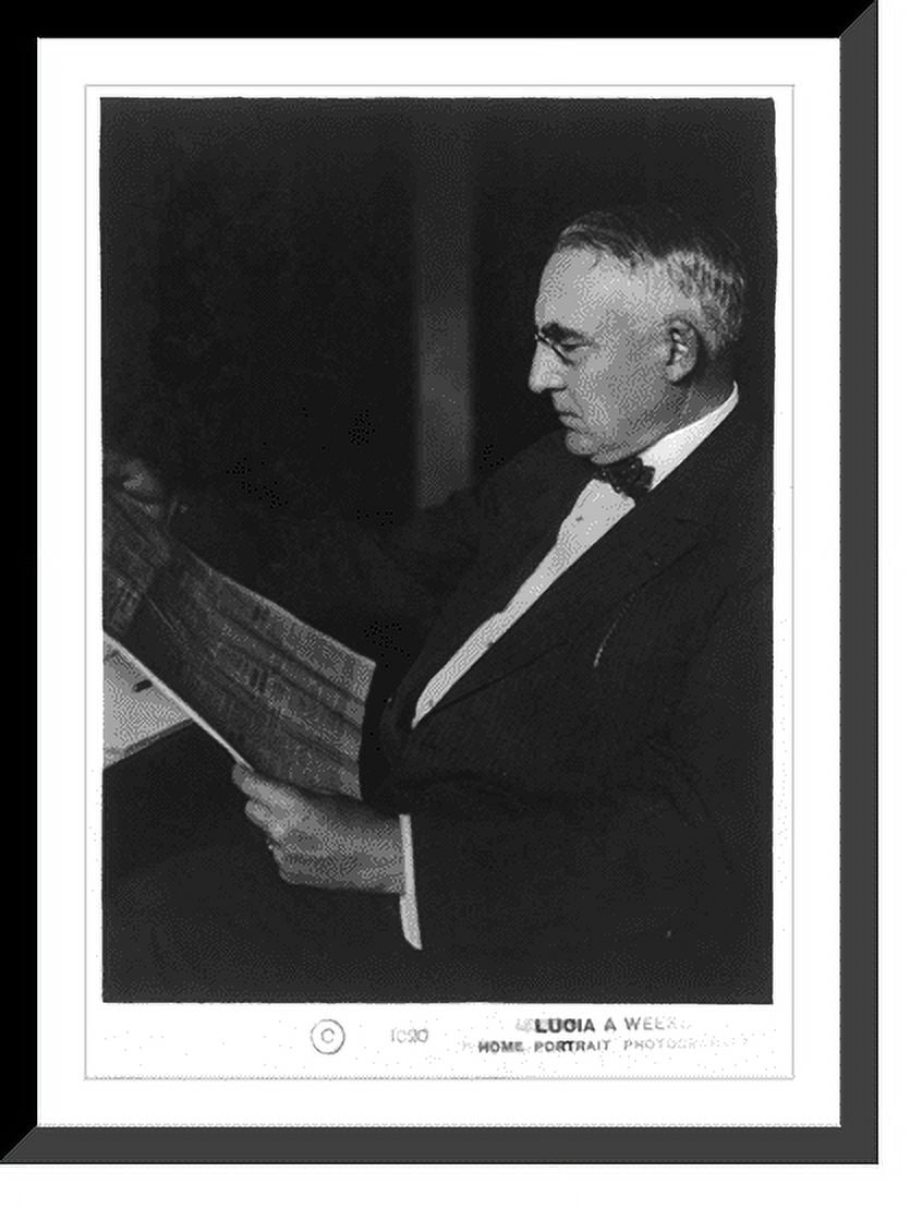 Historic Framed Print, [Warren Gamaliel Harding, three-quarters length ...
