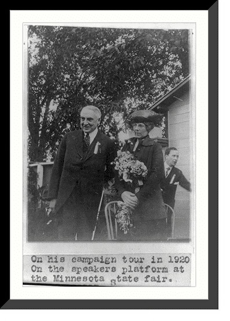 Historic Framed Print, [Warren Gamaliel Harding; three-quarters length ...