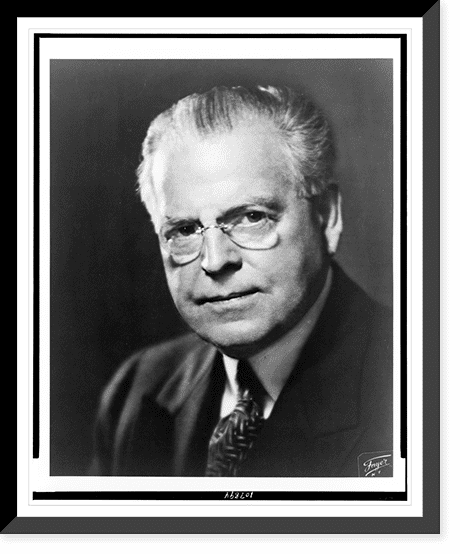 Historic Framed Print, [Warren R. Austin, head-and-shoulders portrait ...