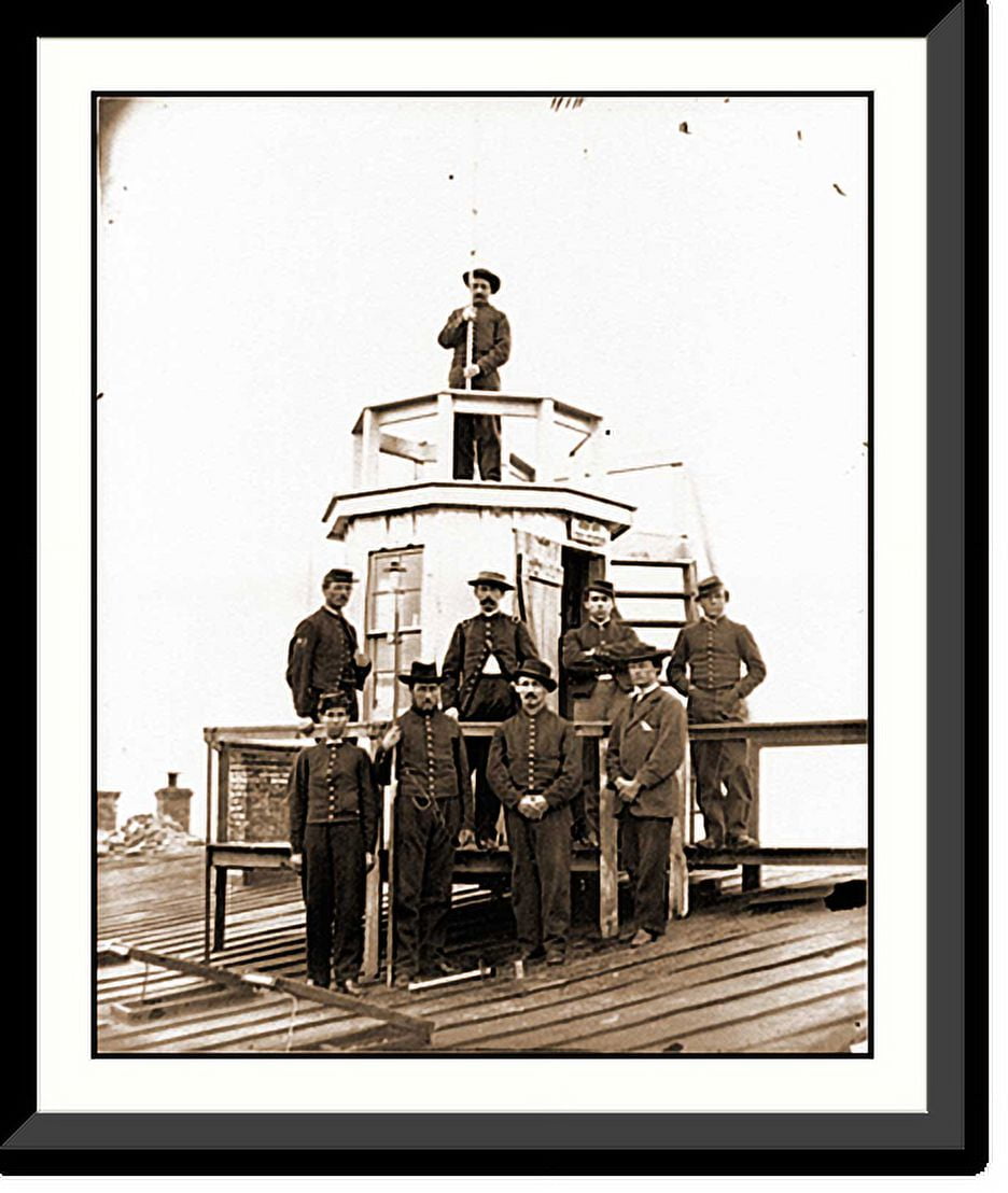 Historic Framed Print, Washington D.C. Central Signal Station Winder ...