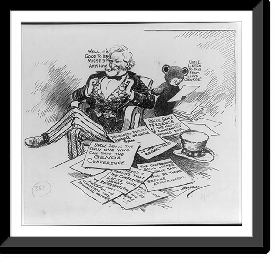 Historic Framed Print, Well, it's good to be missed anyhow, 17-7/8" x ...