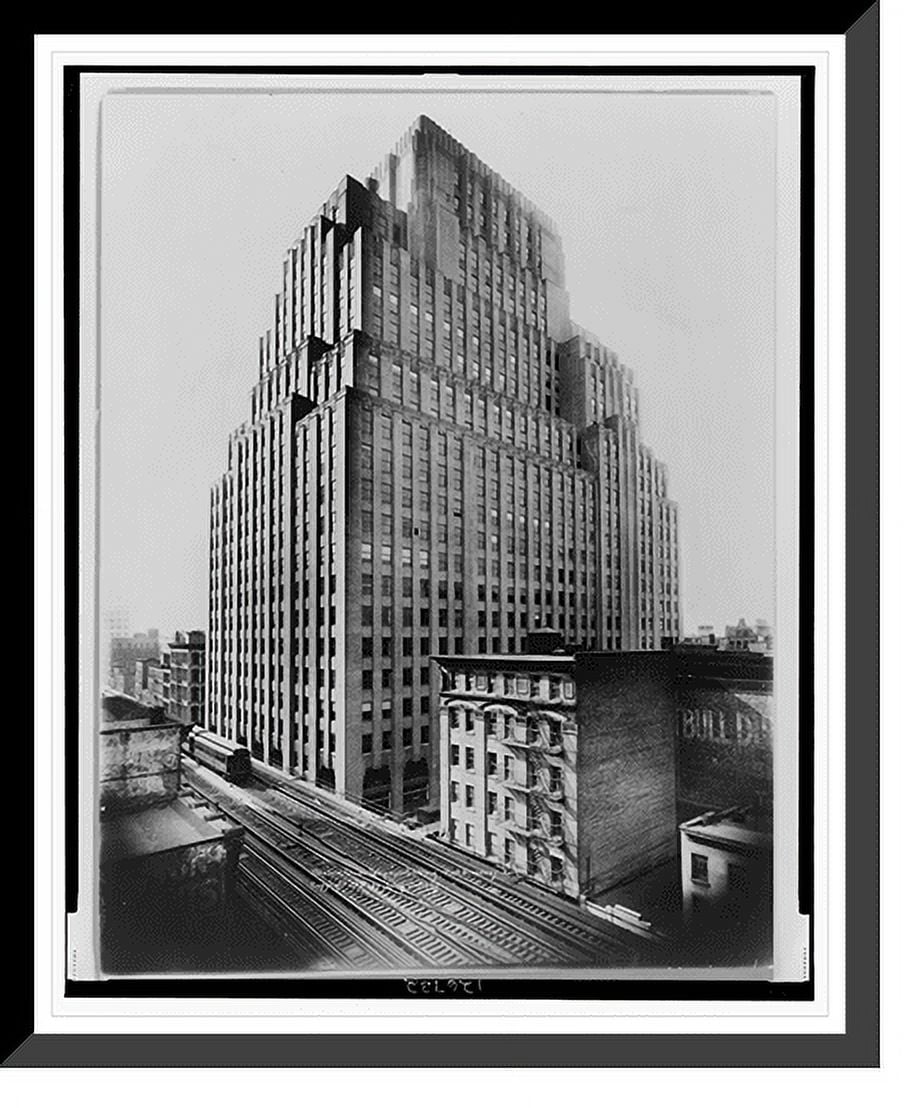 Historic Framed Print, Western Union Telegraph Building, West Broadway ...