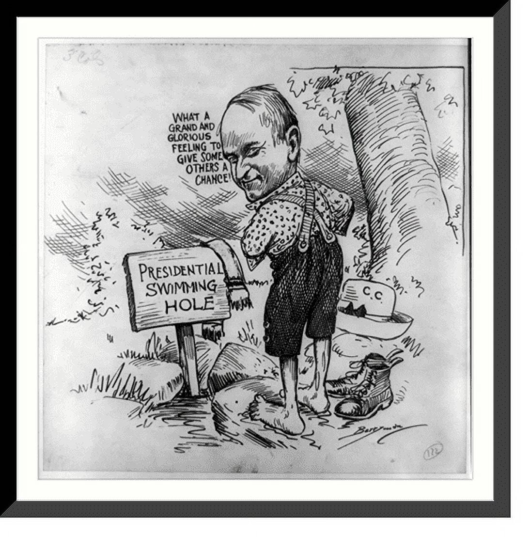 Historic Framed Print, What a grand and glorious feeling to give some ...