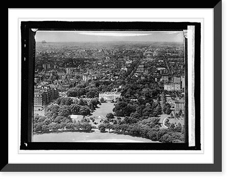Historic Framed Print, White House from Monument, 17-7/8" x 21-7/8" - Walmart.com