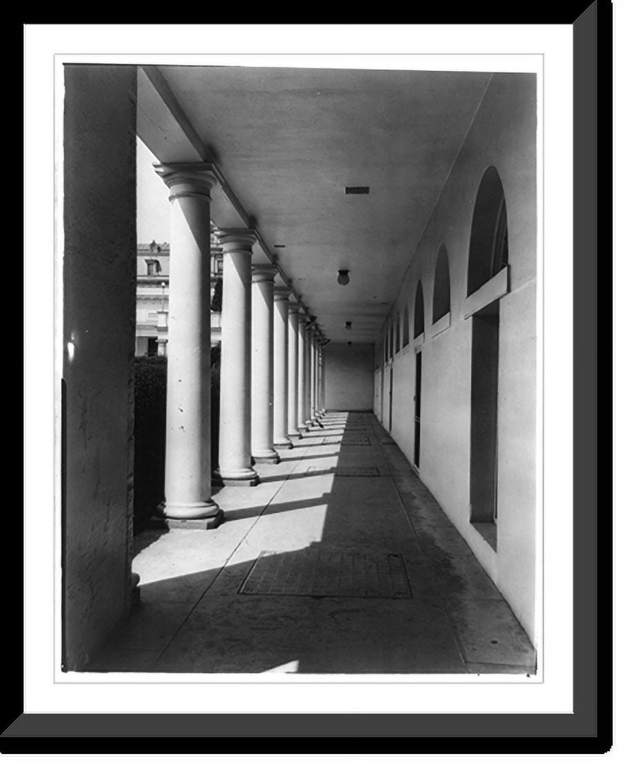 Historic Framed Print, White House [portico], 17-7/8" x 21-7/8" - Walmart.com