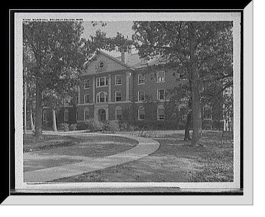 Historic Framed Print, Wilder Hall, Wellesley College, Mass., 17-7/8" x ...