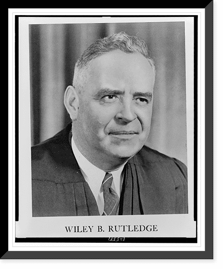 Historic Framed Print, Wiley B. Rutledge, 17-7/8" x 21-7/8" - Walmart.com