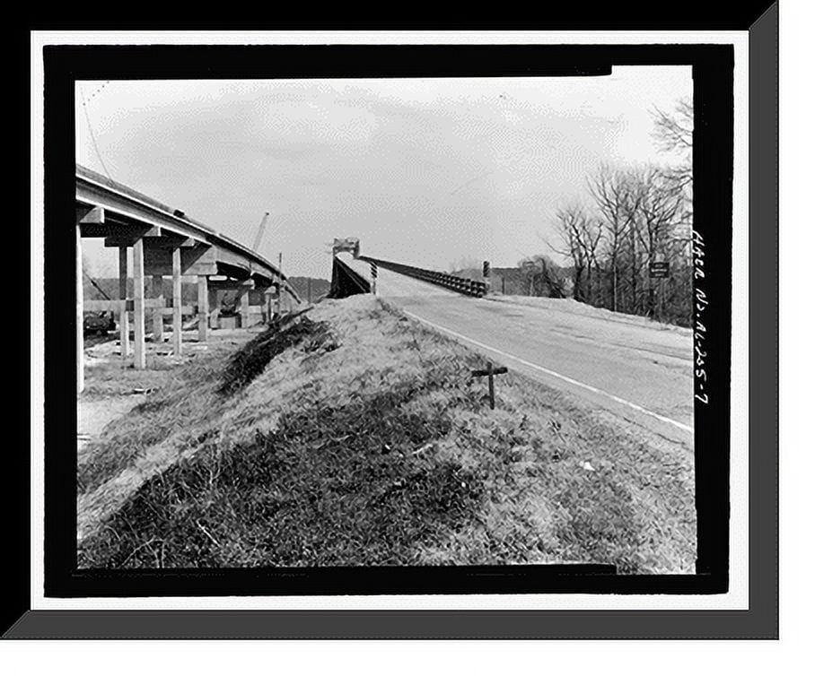 Historic Framed Print, William B. Crumpton Bridge, Spanning Tombigbee ...