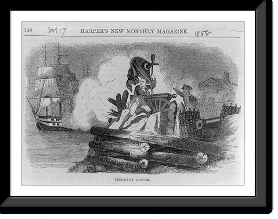 Historic Framed Print, [William C. Jasper, 1750-1779, killed while ...