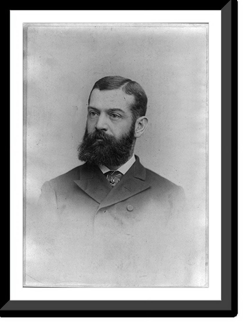 Historic Framed Print, [William Dutcher, head-and-shoulders portrait ...