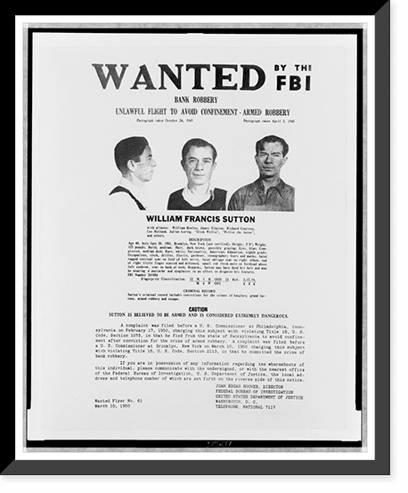 Historic Framed Print, [William Francis Sutton, three bust portraits on ...