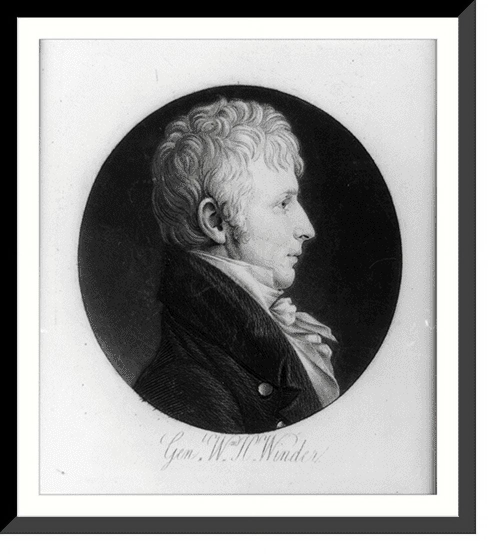 Historic Framed Print, [William Henry Winder, head-and-shoulders ...