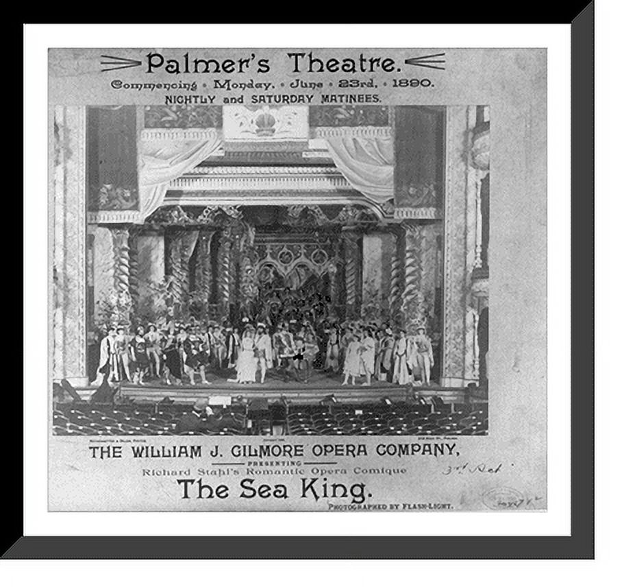 Historic Framed Print, The William J. Gilmore Opera Company, presenting ...
