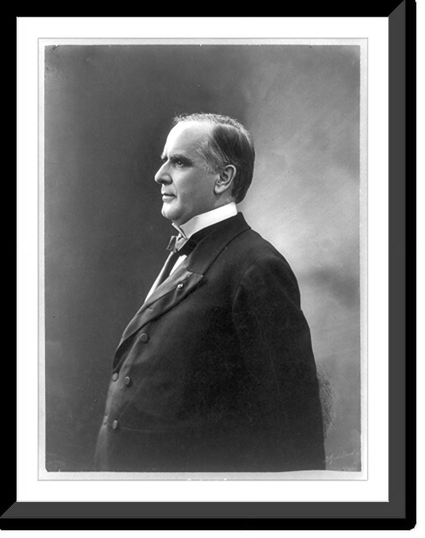Historic Framed Print, [William McKinley, half-length portrait ...