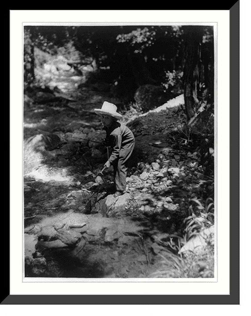 Historic Framed Print, [William Mitchell, Jr., young son of William ...