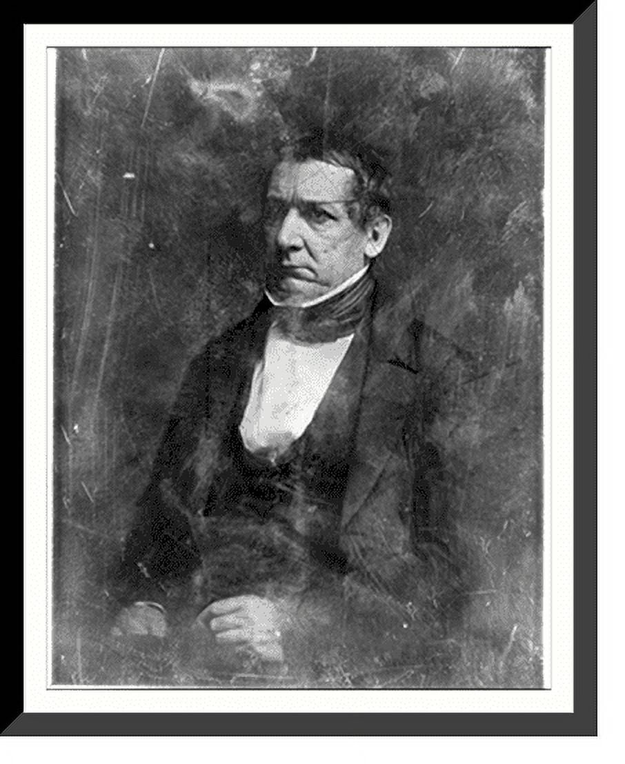 Historic Framed Print, [William Morris Meredith, half-length portrait ...