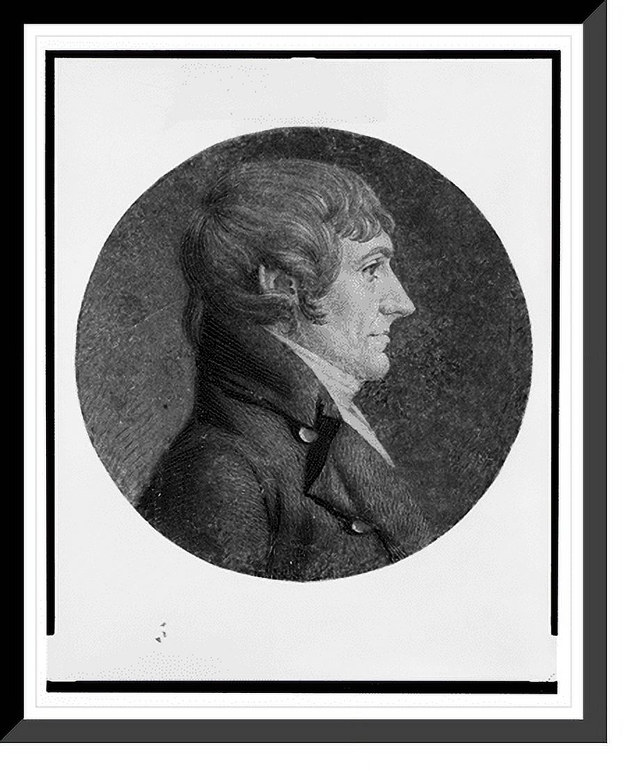 Historic Framed Print, [William Plumer, head-and-shoulders portrait ...