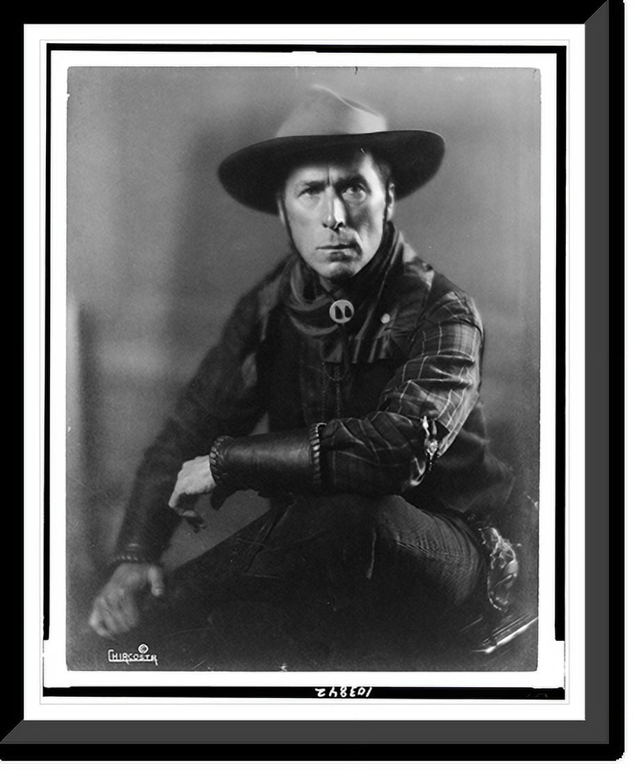 Historic Framed Print, [William S. Hart, three-quarter length portrait ...