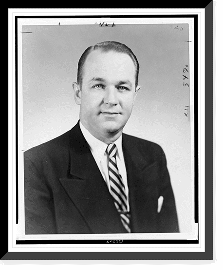 Historic Framed Print, [William T. Cahill, head-and-shoulders portrait ...