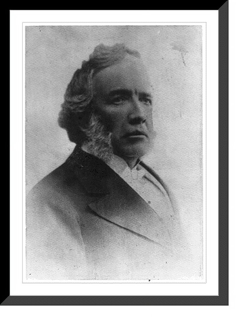 Historic Framed Print, [William W. Peck, bust portrait, facing right], 17-7/8" x 21-7/8 ...