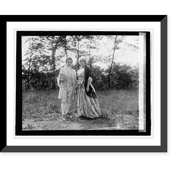 Historic Framed Print, Willis Delaplain & Lucille Imlay The Rivals ...