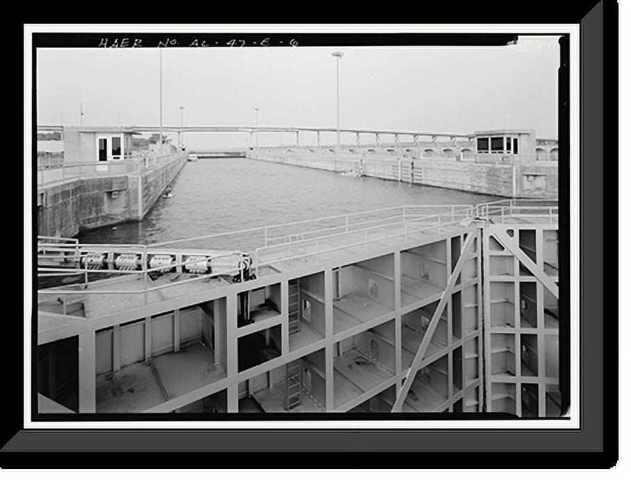 Historic Framed Print, Wilson Dam & Hydroelectric Plant, Navigation ...