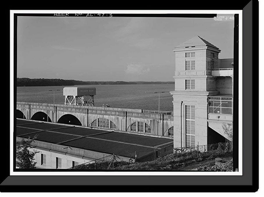 Historic Framed Print, Wilson Dam & Hydroelectric Plant, Spanning ...