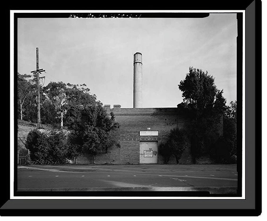 Historic Framed Print, Winehaven, Powerhouse, Point Molate Naval Fuel ...