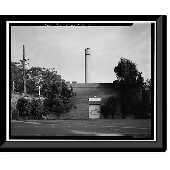Historic Framed Print, Winehaven, Powerhouse, Point Molate Naval Fuel ...