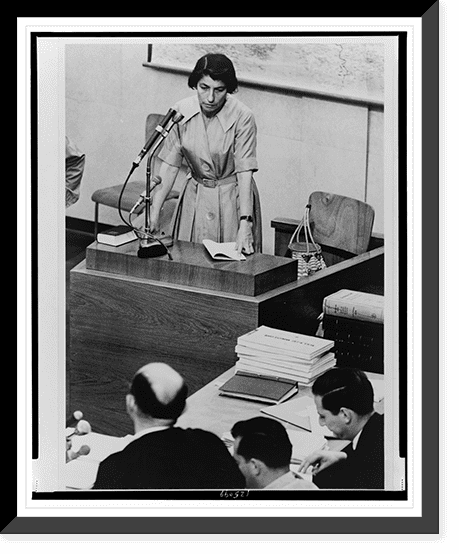 Historic Framed Print, Witness, Mrs. Zivia Lubetkin Zuckerman, 17-7/8 ...