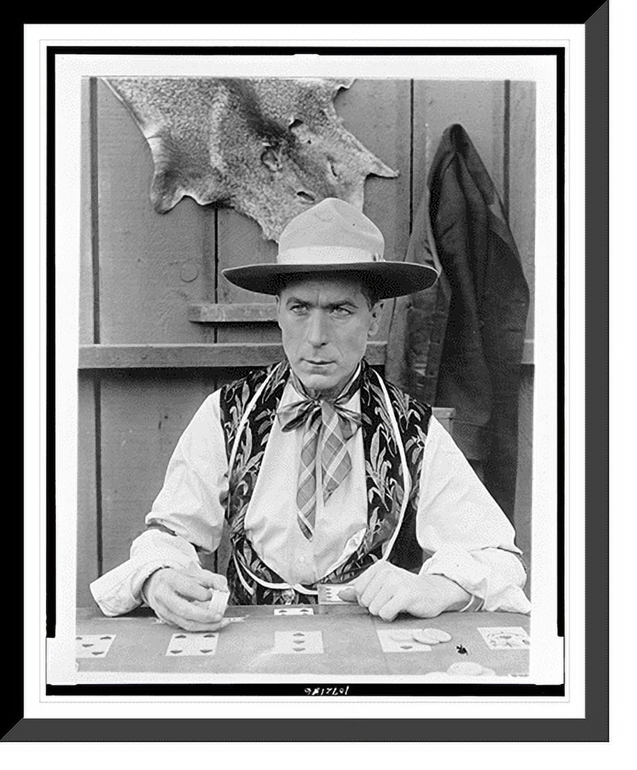 Historic Framed Print, Wm. S. Hart in Devil's Double".Traingle-Kay Bee ...