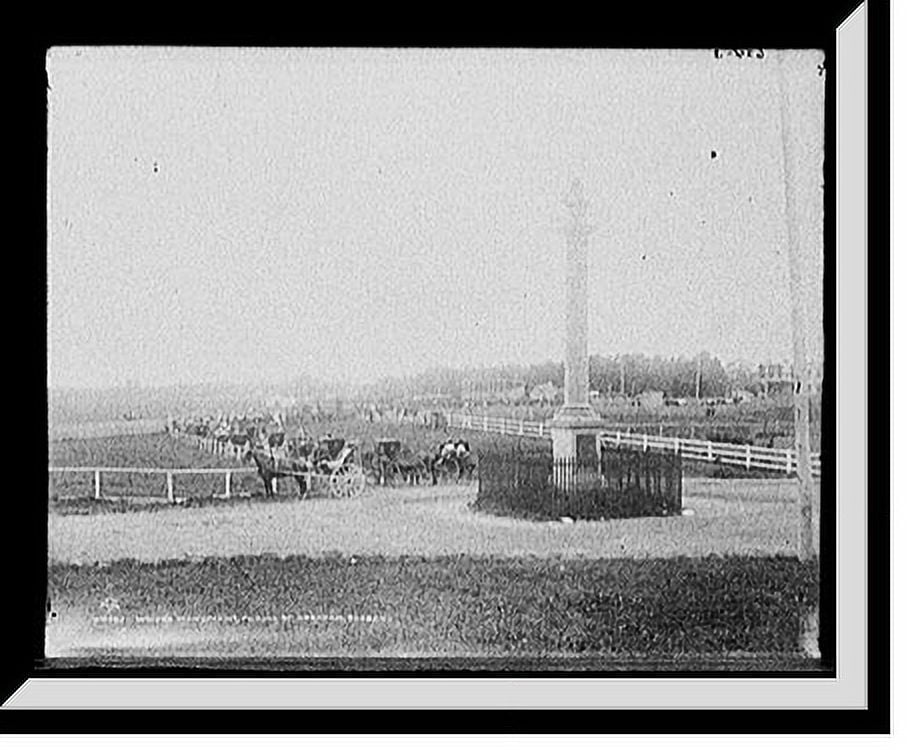 Historic Framed Print, Wolfe's Monument, Plains of Abraham, Quebec - 2 ...
