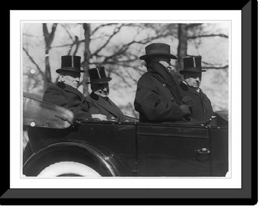 Historic Framed Print, [Woodrow Wilson, Warren G. Harding, Joseph G ...