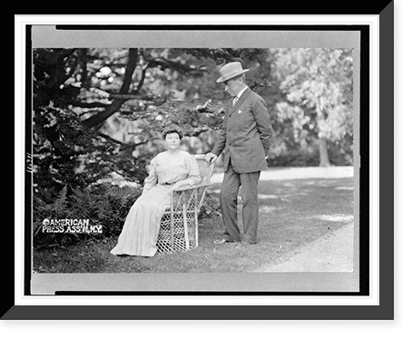Historic Framed Print, [Woodrow Wilson, full-length portrait, standing ...