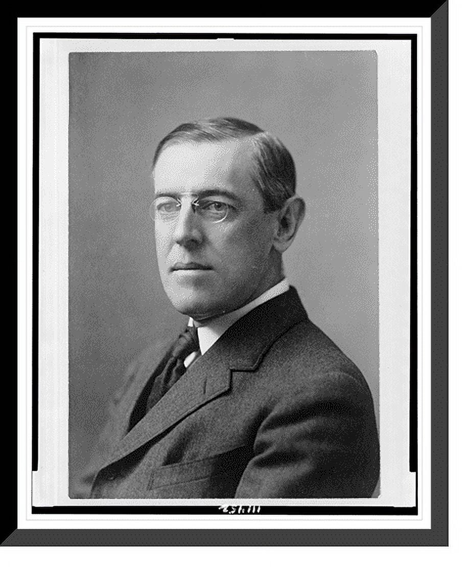 Historic Framed Print, [Woodrow Wilson, head-and-shoulders portrait ...