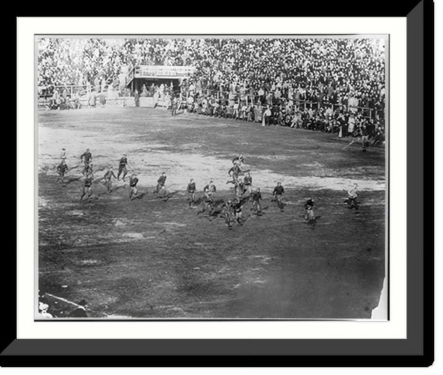 Historic Framed Print, [Yale Univ. football scenes, ca. 1911: White's ...
