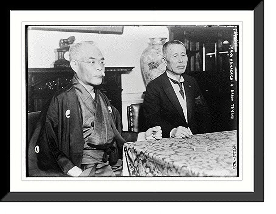 Historic Framed Print, Yuko Hamaguchi & Baron Tanaka, 17-7/8" x 21-7/8 ...