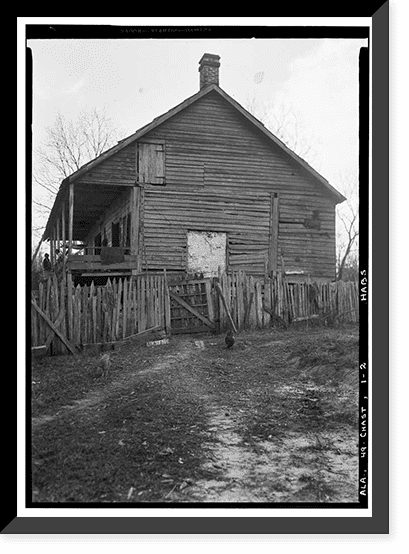Historic Framed Print, Zeno Chestang House, U.S. Highway 43, Chestang ...