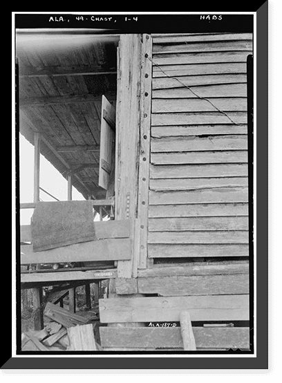 Historic Framed Print, Zeno Chestang House, U.S. Highway 43, Chestang ...