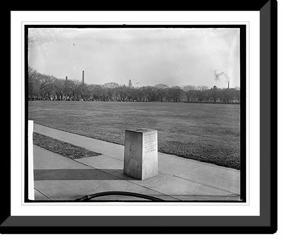 Historic Framed Print, Zero Mile stone - 2, 17-7/8" x 21-7/8" - Walmart.com